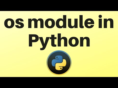 os module in python: directory and file handling
