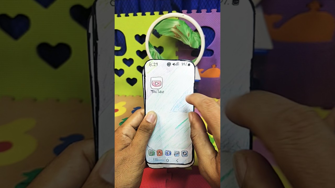 simulation of opening YouTube #smartphone #samsung