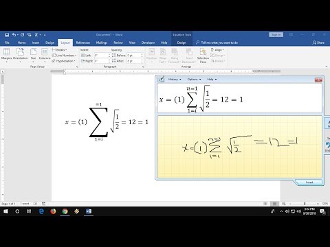 Easiest Way to Type Math Equations in MS Word