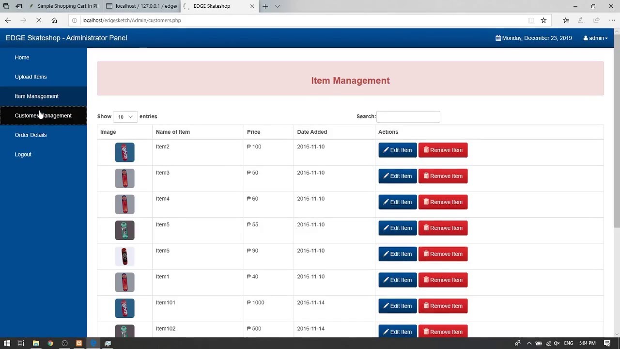 Simple Shopping Cart In PHP | Source Code & Projects