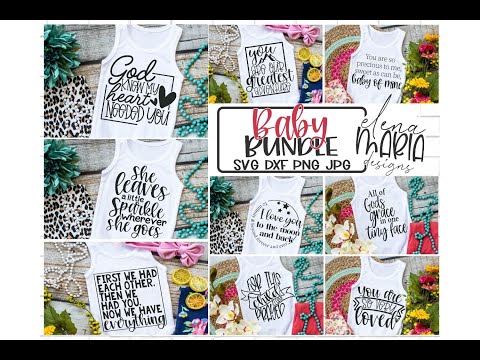 Baby SVG File Bundle. Cricut DIY Project.