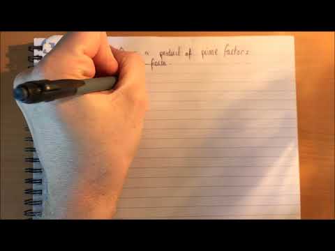 Index Form, Product of Prime Factors 9F Lesson 4