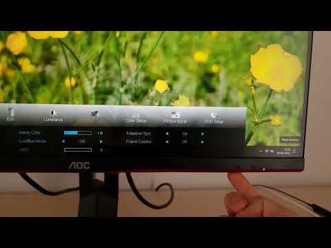 AOC 24G2SPU (24G2SP) Menu System (OSD)