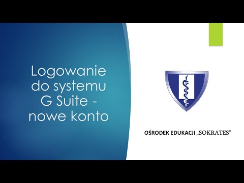 Logowanie do systemu G Suite Google - sokrates-szkoly.pl