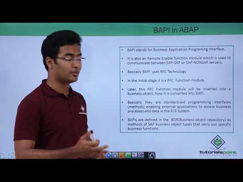 SAP ABAP - BAPI