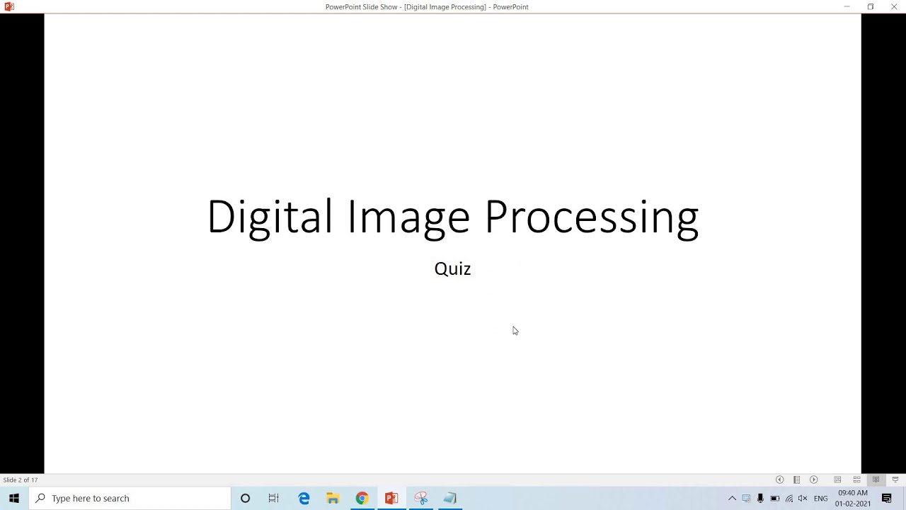 Image Processing Quiz 2