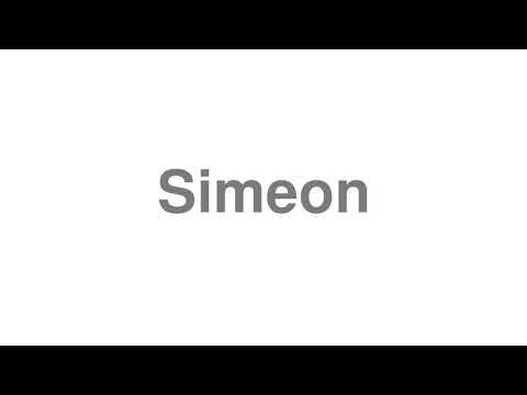 How to Pronounce "Simeon"