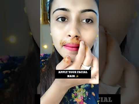 World best Home Remedy to Remove facial hair permanently and naturally 100% work👌#shorts #short #yt