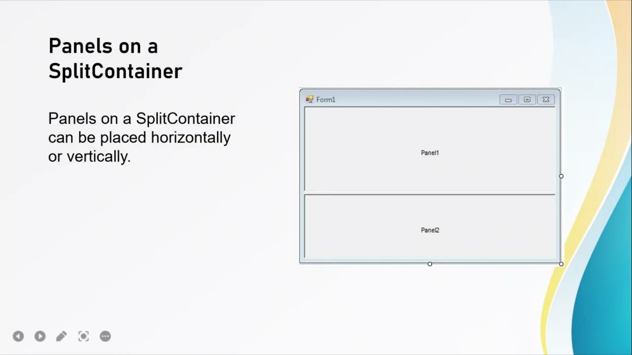 Split Container - C# Windows Forms Controls