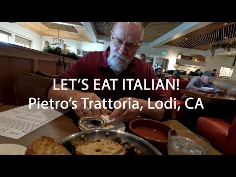 The Best Italian Restaurant - Yes! Really! | Pietro's Trattoria, Lodi, CA | Dog Friendly!
