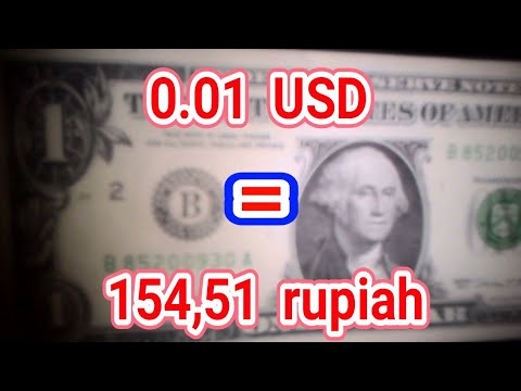 TERJAWAB! 0.01 USD berapa rupiah