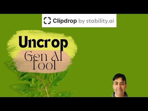 AI Uncrop Tool Demo - Clipdrop