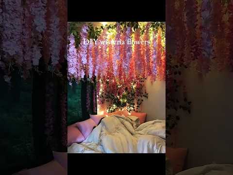 paper wisteria flowers🔥😱 #shorts #viral #diy @CraftyNandani7