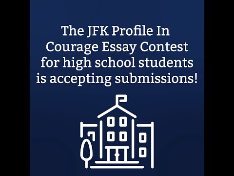 Submit your essay for the 2018 Profile in Courage Essay Contest