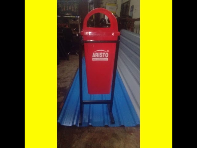 Plastic Dustbin - Aristo Dustbin 80 ltr Double dustbin with stand ...