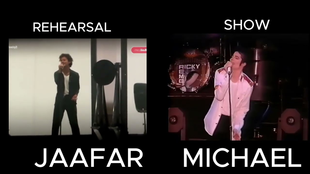 JAAFAR JACKSON x MICHAEL JACKSON (SIDE BY SIDE)