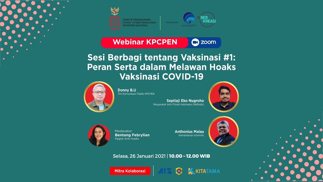 Webinar Digital Safety: Peran Serta dalam Melawan Hoaks Vaksinasi Covid-19