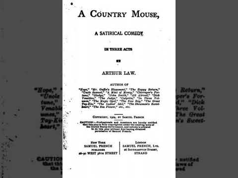 A Country Mouse - Arthur Law | Full Audiobook 📚