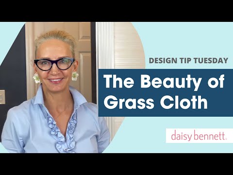 Design Tip Tuesday - The Beauty of Grasscloth Wallpapers