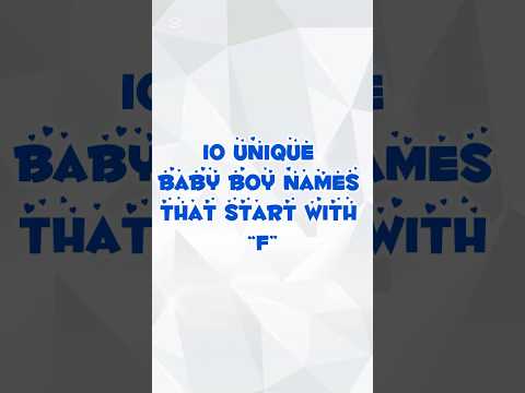 Fantastic baby boy names that start with”F” #babynames #baby #namedrop #namereveal #nameannouncement