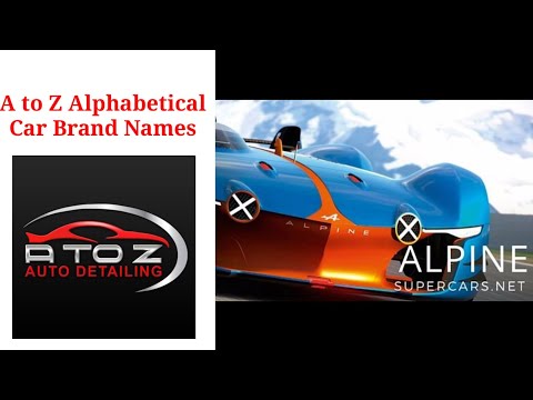 Car Brand names starting with A to Z with 2020 update #Carlover #mericar #yelegaterabhai #amazing