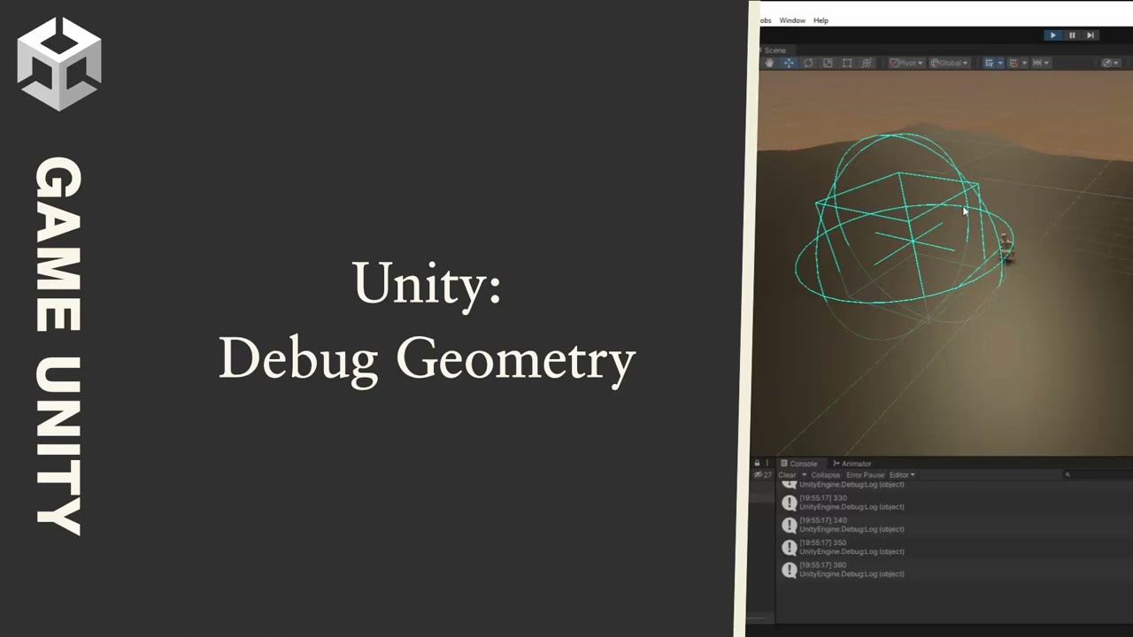 Game Prototype 019 UNITY Debug Geometry