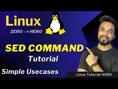 Linux SED Command | SED Tutorial in Hindi | Linux for Beginners #6