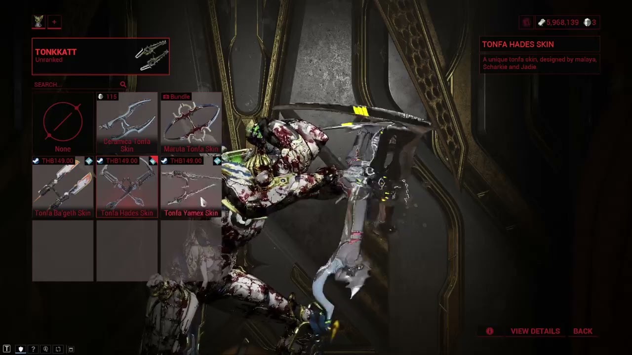 Warframe Tonkkatt texture bug.