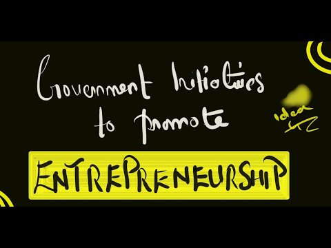 Recent Initiatives taken by the government to boost entrepreneurship