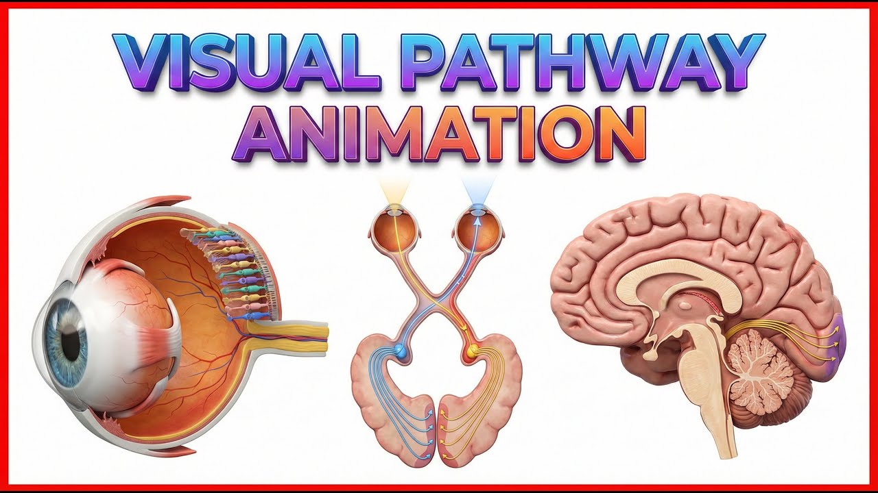 Visual Pathway Physiology Animation