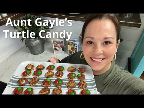 Aunt Gayle's Turtle Candy | 12 days of Christmas | Mississippi Kween's recipe