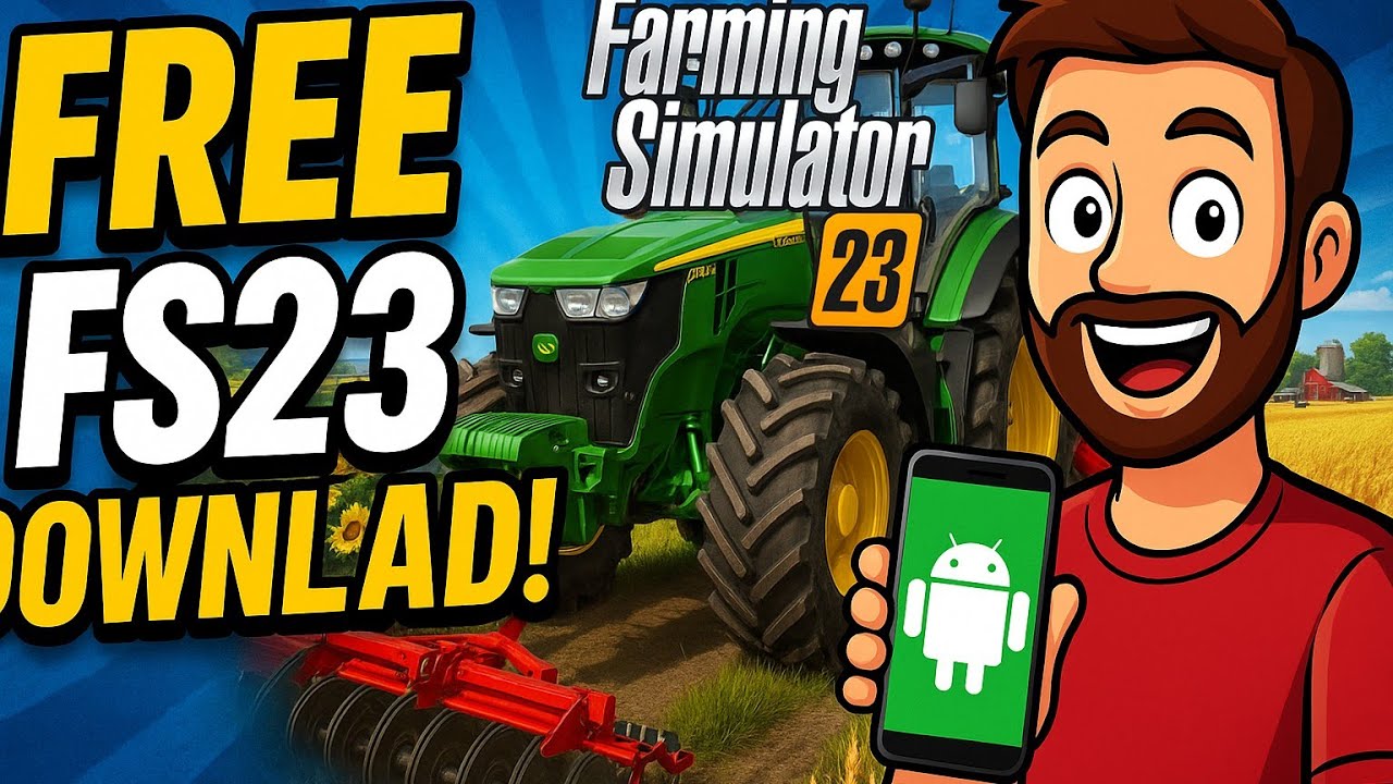 HOW TO DOWNLOAD FARMING SIMULATOR 23 FOR FREE ON ANDROID || FS 23 DOWNLOAD FOR FREE