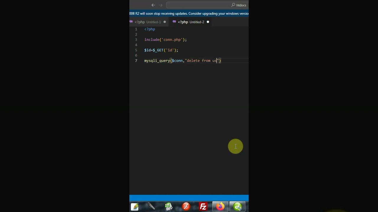 Script PHP Hapus Data #shorts #php #programming