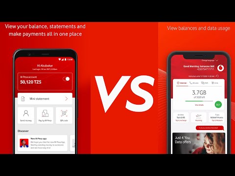 Tofauti ya MPESA APP vs MY VODACOM APP