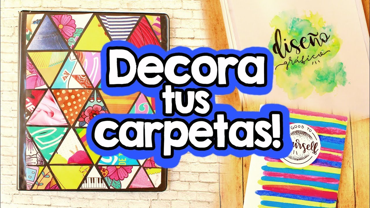 DECORA TUS CUADERNOS Y CARPETAS! Regreso a clases!! ✄ Barbs Arenas Art!