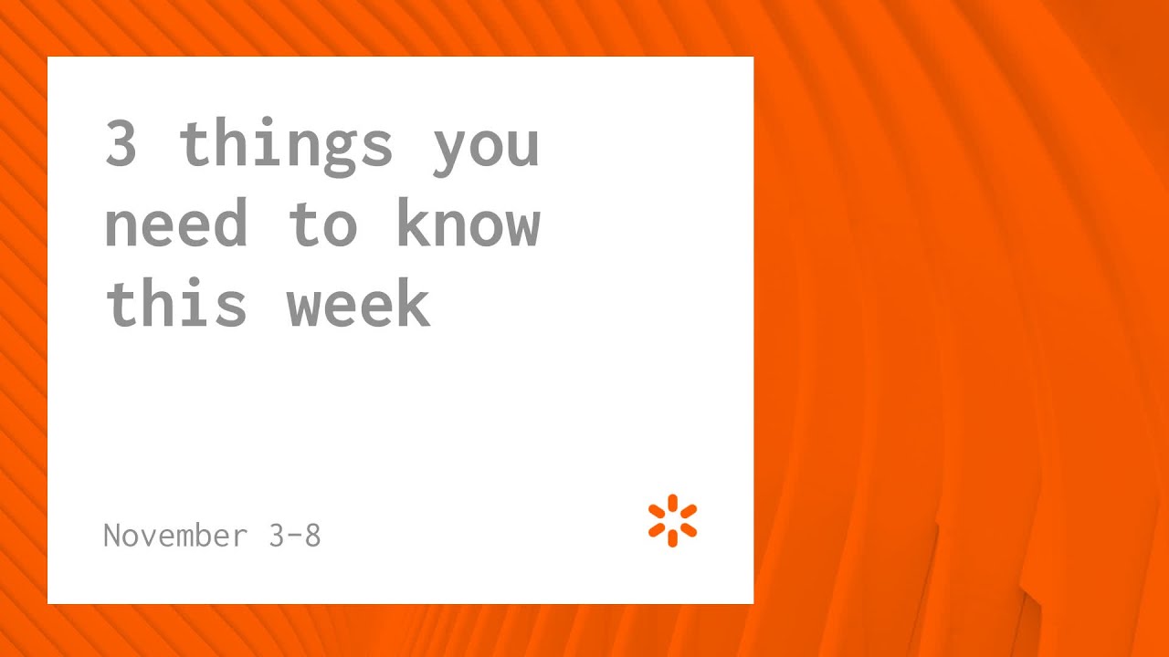 3 Things to Know This Week Video Template (Editable)