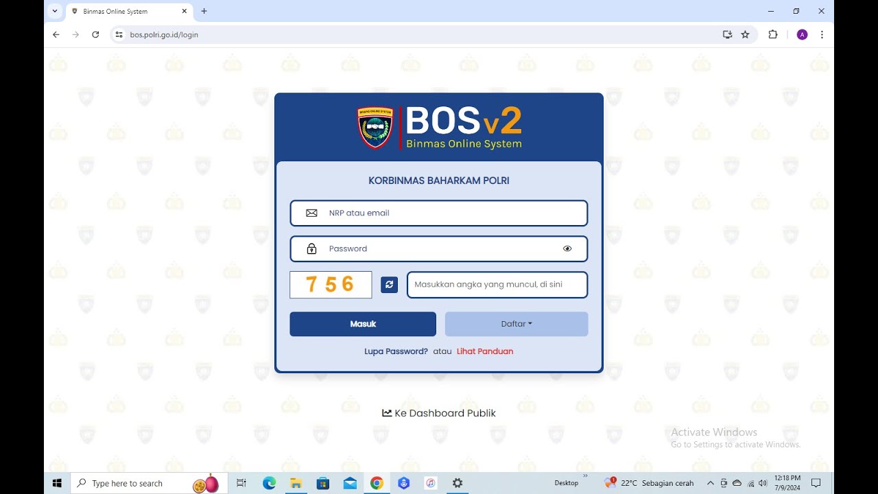 Tutorial atau cara Rekap Laporan Hasil kegiatan Bhabinkamtibmas di dalam aplikasi BOS V2