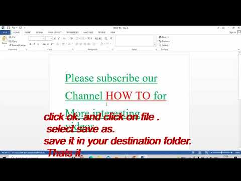 how to convert pdf to word. offline method. easy method