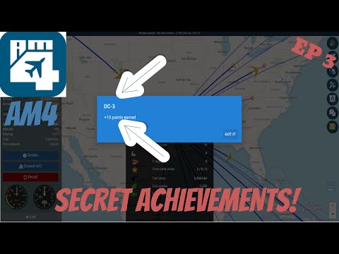 How to get 3 SUPER EASY secret achievements on Airline Manager 4 | Ep 3