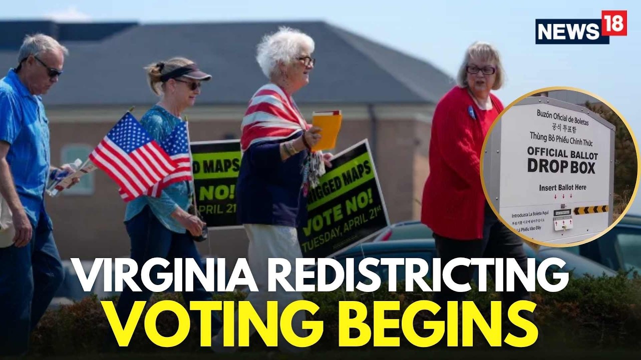 Virginia Redistricting LIVE | Voting Begins On Democrats 10-1 Congressional Map Shift | N18G