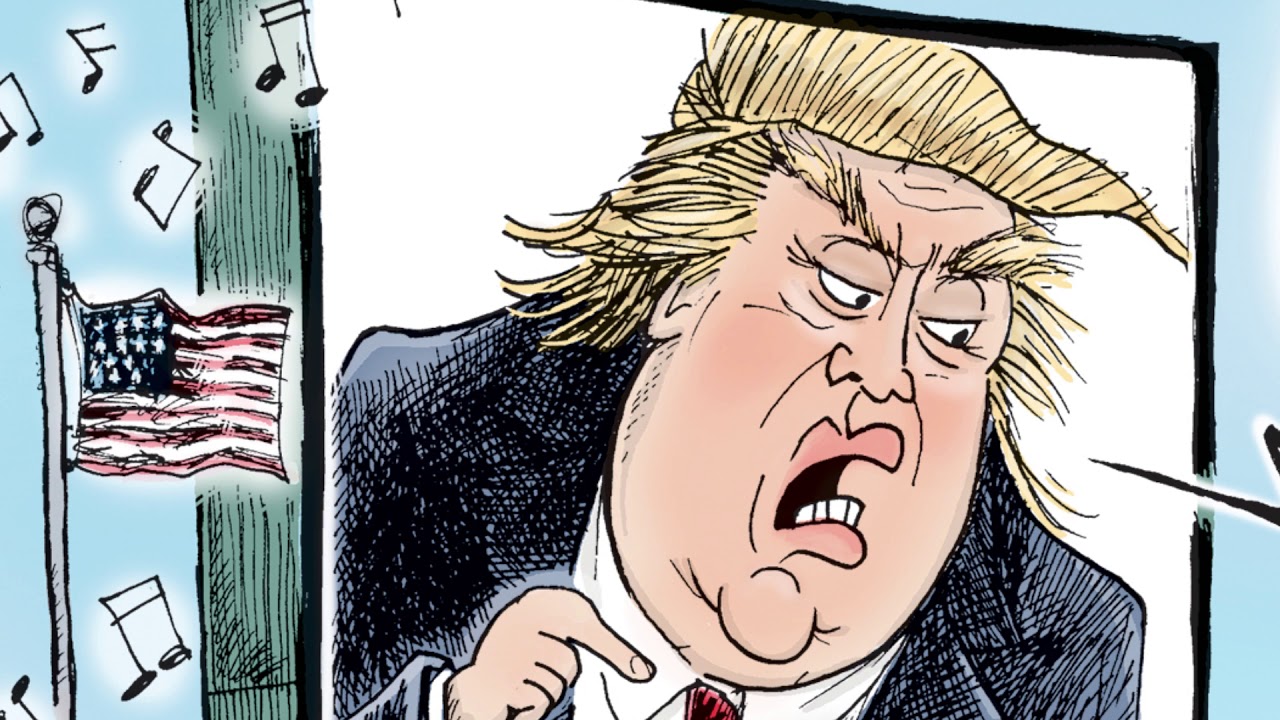7 brutally hilarious cartoons on President Trump's NFL obsession