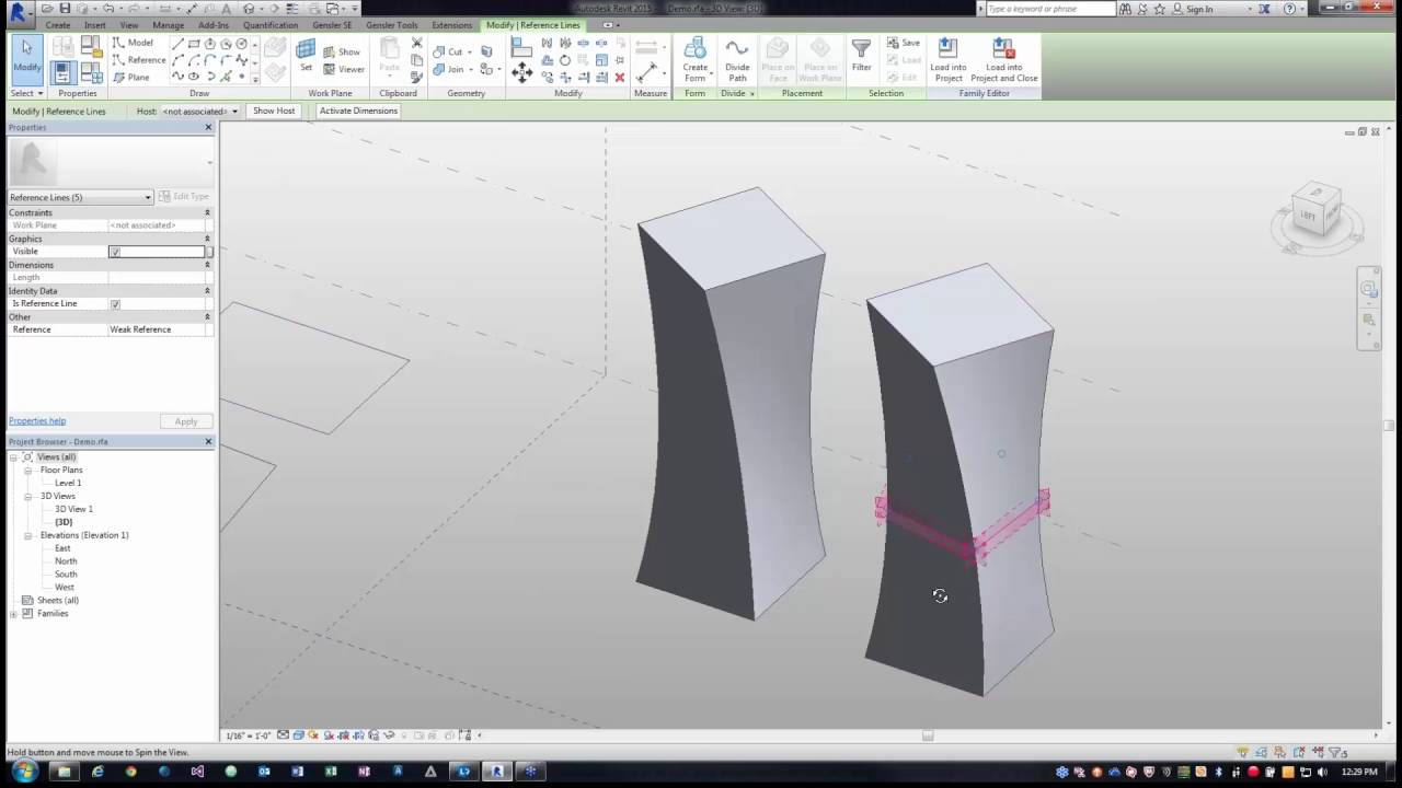 Revit Massing Environment, Building Simple & Complex Forms
