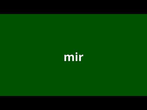 what is the meaning of mir