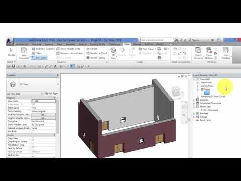 Module 2: Unit 4: Revit Architecture: The Project Browser Video Lecture - Design Softwares