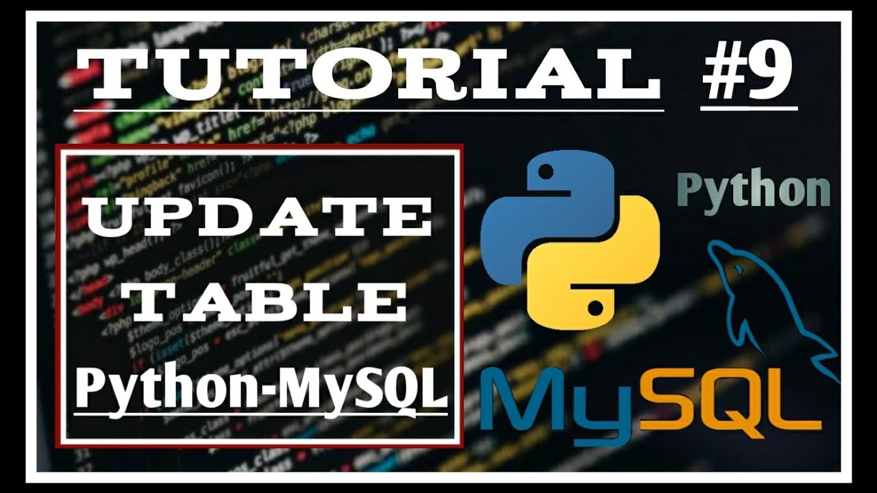 Update Table Data using Python-MySQL #9 |Update| Python-MySQL Tutorials for Beginners |Jeevan Upreti