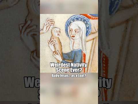 Weirdest Nativity Scene Ever? The strangest corner of medieval art.#arthistory #luttrellpsalter #art