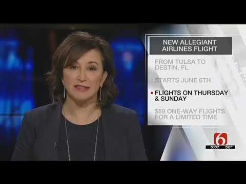 Allegiant Announces New Tulsa Flight To Destin Florida