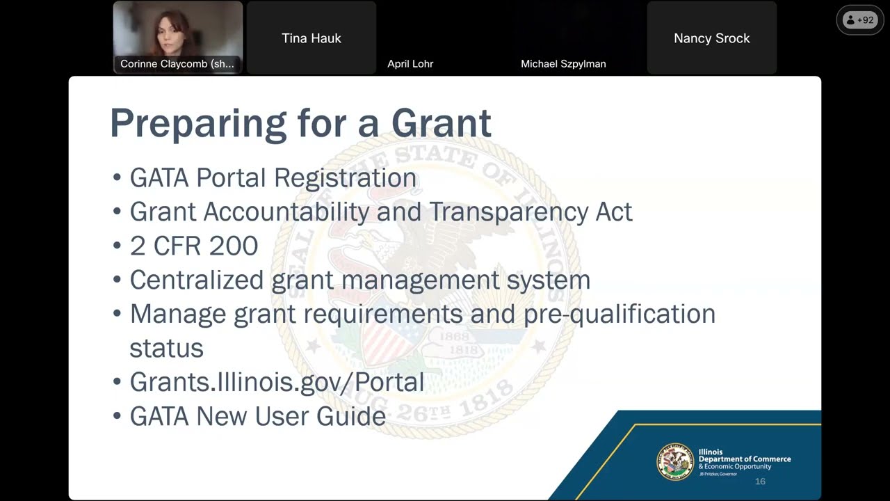 Writing a Grant Application