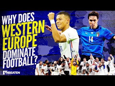 Why do Western European countries dominate international football?
