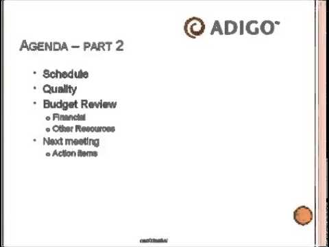 3 Step Checklist for Project Management Meetings | Part 6 - Agenda Template